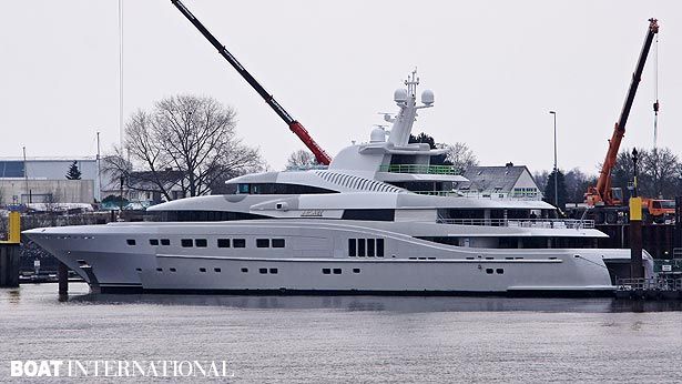 Superyacht Secret launched by Abeking & Rasmussen